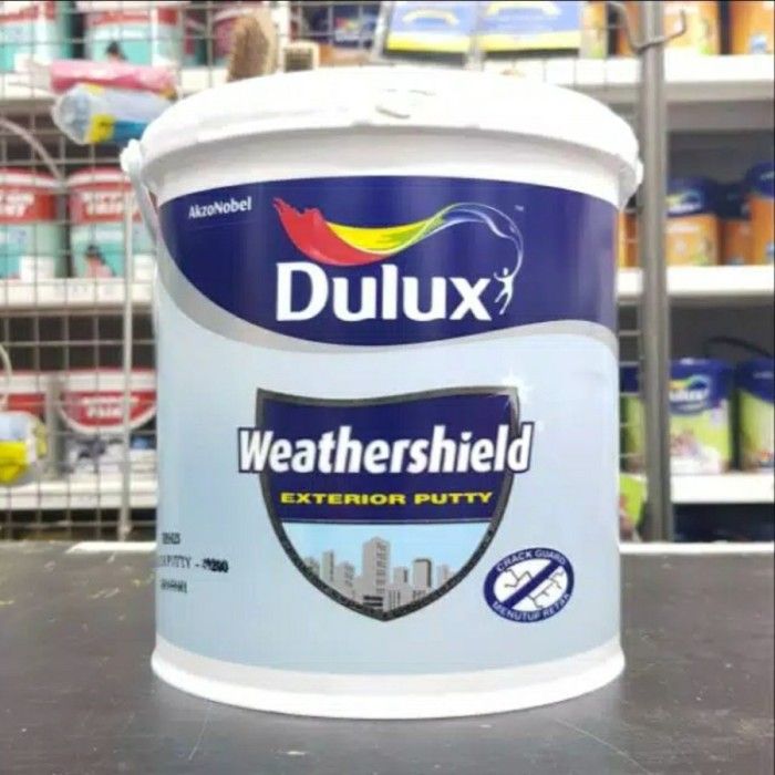 DEMPUL / PLAMUR PLAMIR TEMBOK EXTERIOR DULUX WEATHERSHIELD PUTTY 3,5KG ...