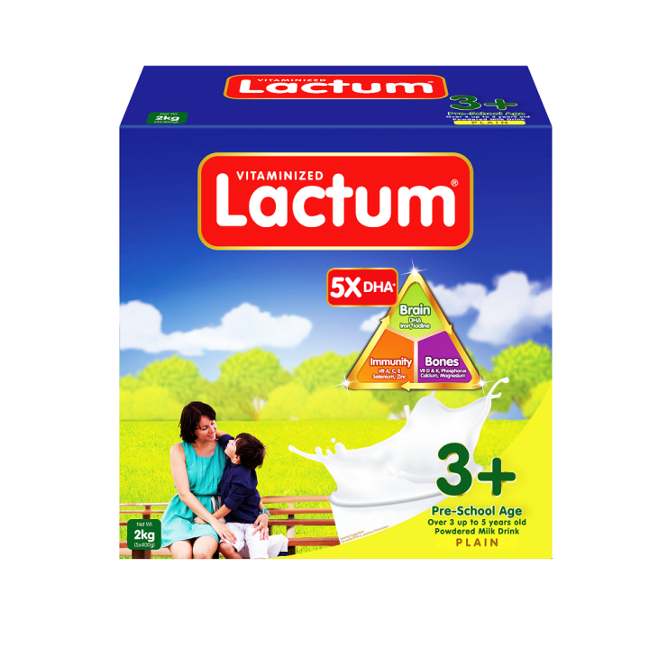 LACTUM Plain Milk Supplement Powder for 3 Years Old 2kg | Lazada PH
