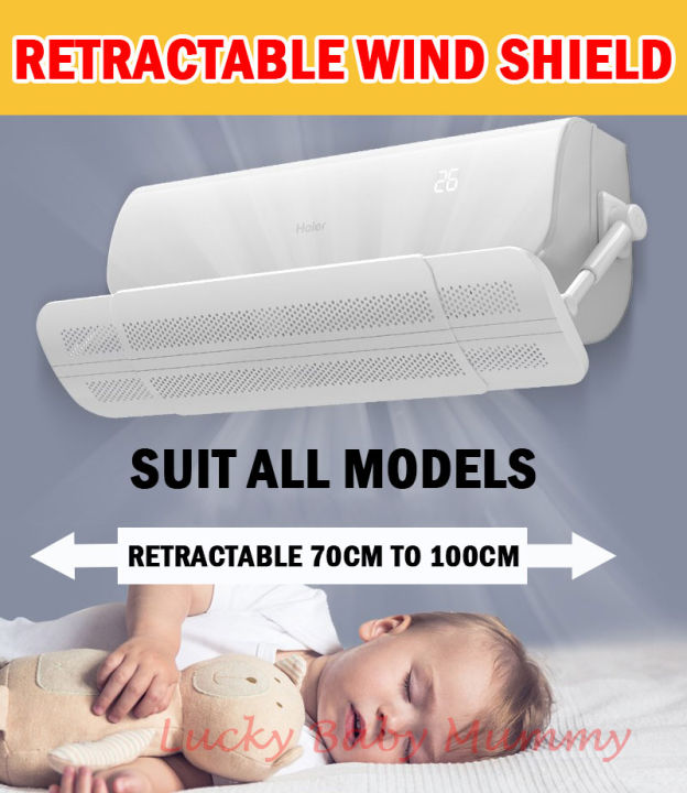 SG stock SHIP IN 24 HOURS Air Conditioner Wind Deflector/ Anti-direct ...
