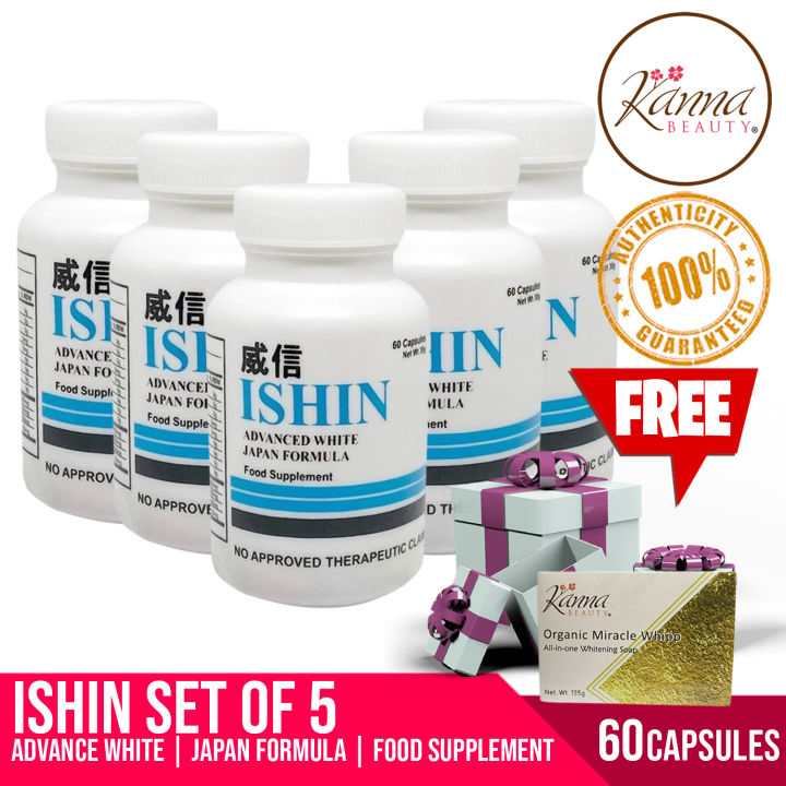 ISHIN Glutathione White Japan Formula 10x Vitamin C Ishin Curves ...