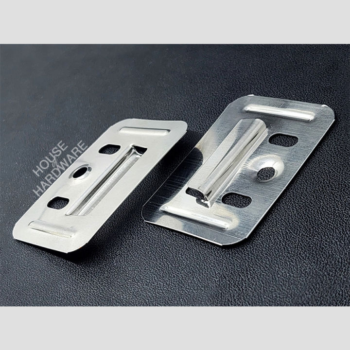 6 Pcs KLIP JEPITAN WPC (WALL PANEL CLADDING) STAINLESS STEEL | Lazada ...