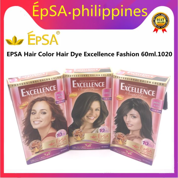 EPSA Hair Color Hair Dye Excellence Fashion 60ml 1020 | Lazada PH