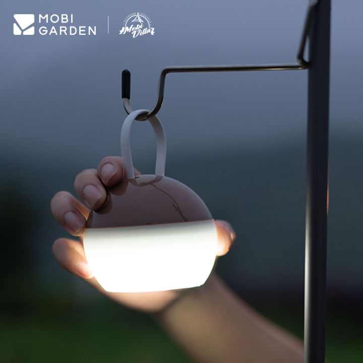 MOBI GARDEN Camping Hanging Lantern LED Tent Light Portable Hiking Lamp ...