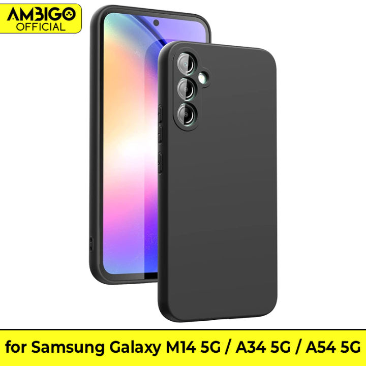 Liquid Silicone Case For Samsung Galaxy M14 5G / A34 5G / A54 5G | Lazada Indonesia