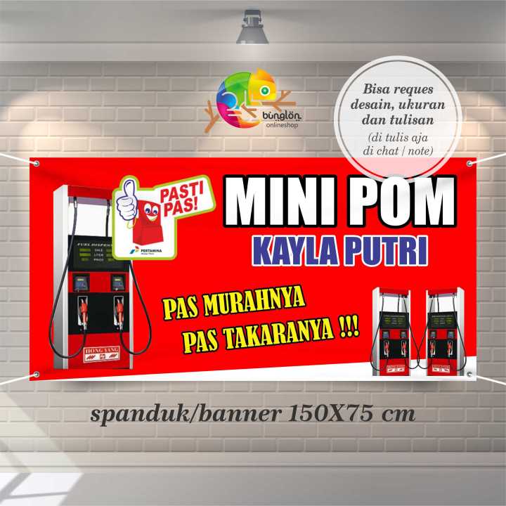 Spanduk Banner Pom Mini Murah Berkualitas | Lazada Indonesia