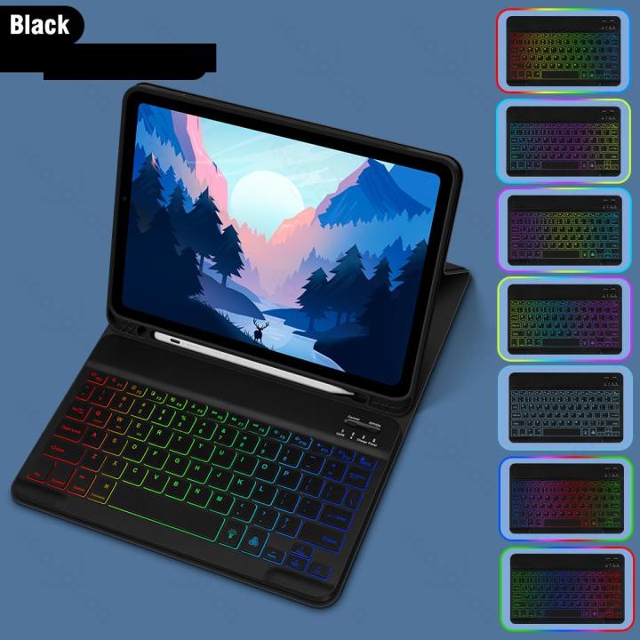 Magnetic Detachable Wireless Bluetooth Backlight Keyboard Case For