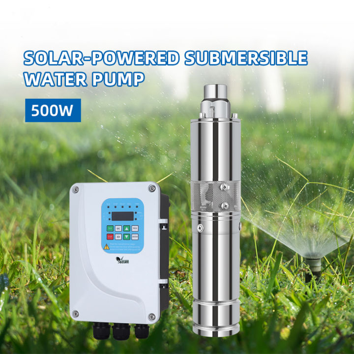Solar Power Submersible Water Pump 500W Solar Water Pump Inverter for ...