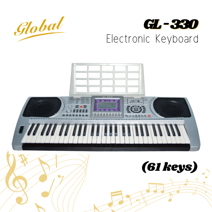 Global GL-330 61 Key Electronic Portable Keyboard | Lazada PH