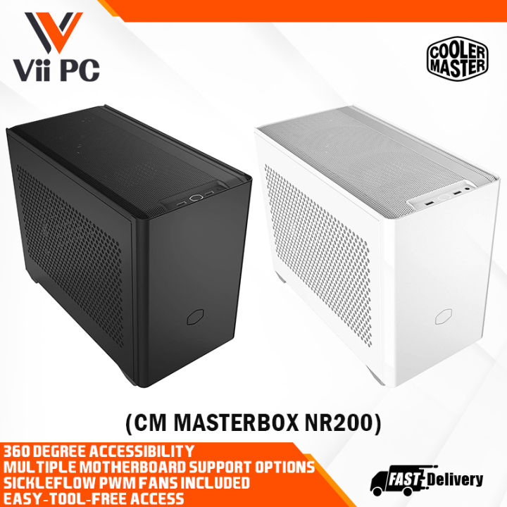 Cooler Master MasterBox NR200 Mini-ITX Case, 18L, Modular Structure ...