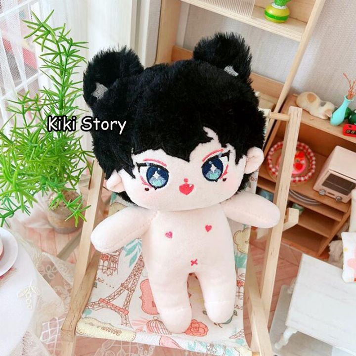 Genuine 20CM Doll DIY Devil Ears Got7 Xiao Zhan Wang Yibo Aespa NCT127 ...