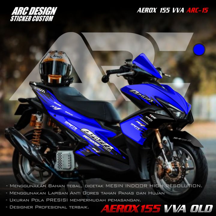 (PROMO COD) TERBARU Decal Sticker Motor Yamaha Aerox 155 VVA Lama Full ...