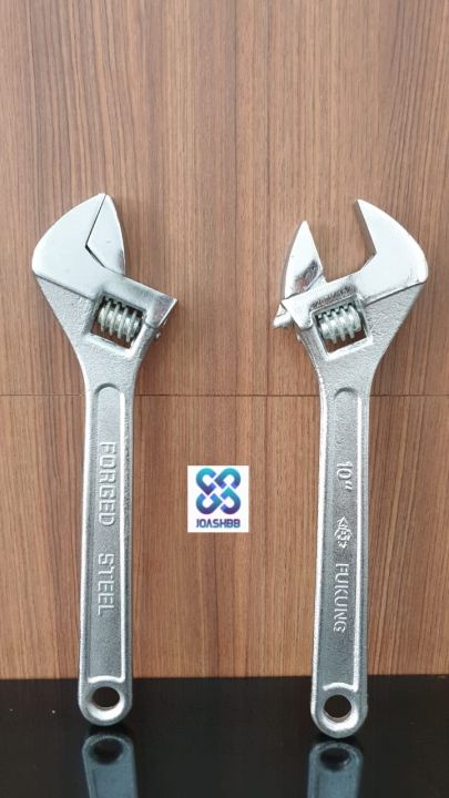 Kunci Inggris 10" inch FUKUNG, Adjustable Wrench Baut Pipa | Lazada ...
