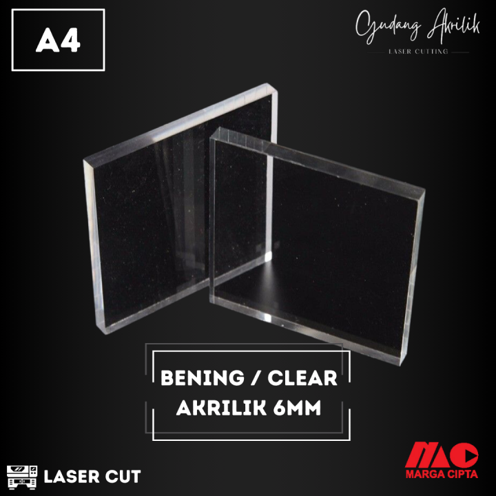 Akrilik Bening A4 6mm | Lazada Indonesia