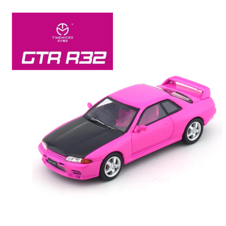 Time Micro 1/64 Scale Skyline GT-R R32 Pink Die-cast Car | Lazada PH