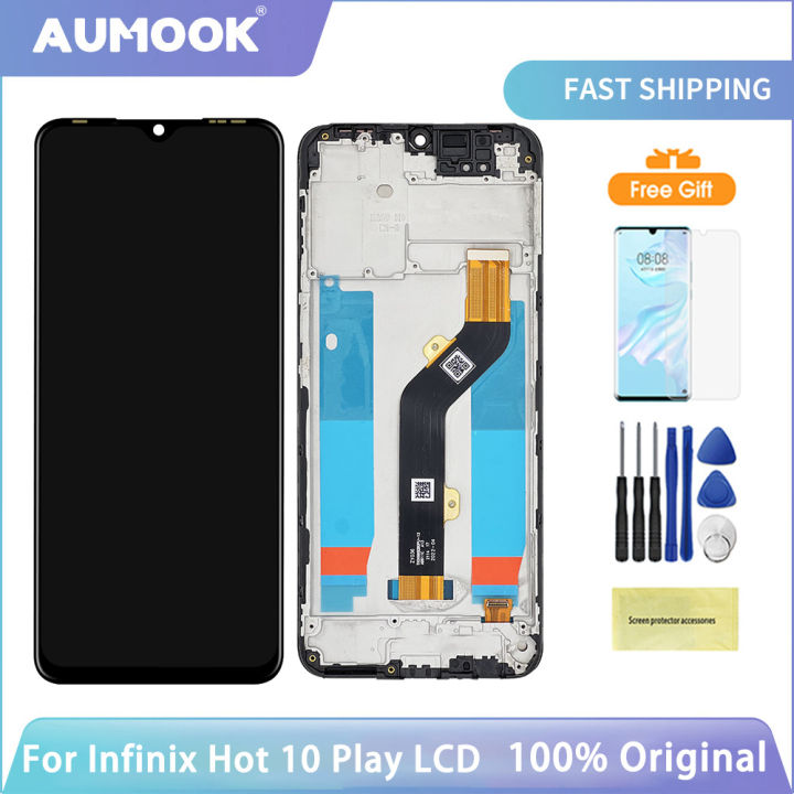 Original X688 for Infinix Hot 10 Play LCD Display 6.82 Inch Touch ...