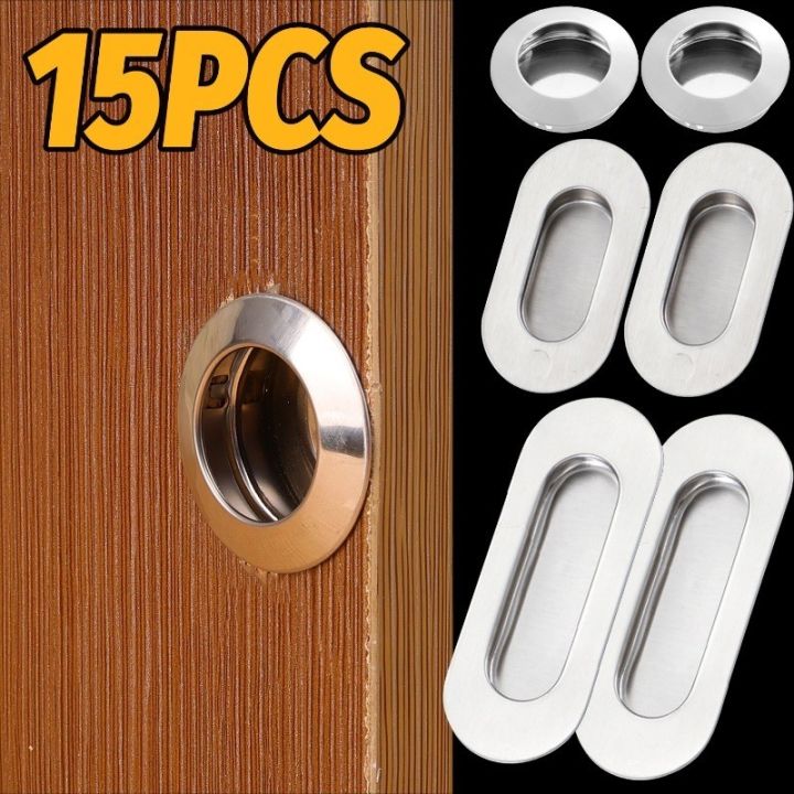 Stainless Steel Recessed Handle 4 Sizes Invisible Pull with Dual ...