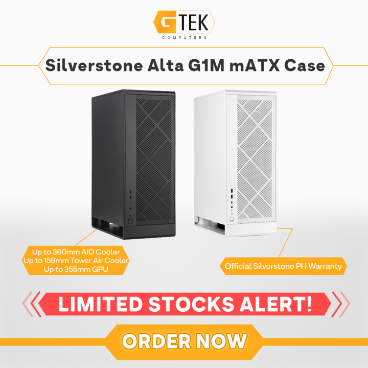Silverstone Alta G1M mATX Tower Case w/ Stack Effect Design | Lazada PH