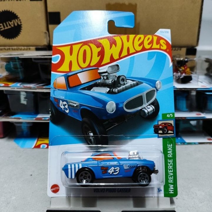 Hot Wheels Volvo P1800 Gasser (Blue) | Lazada