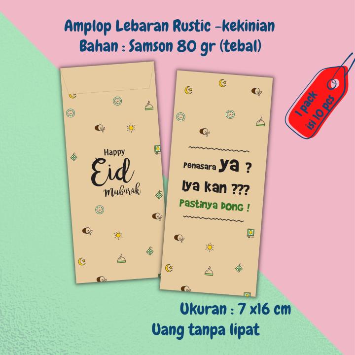 Amplop Hari Raya Lebaran Idul Fitri Custom Premium Terbaru Aesthetic ...