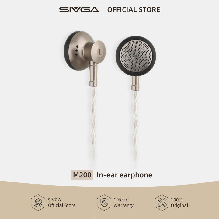 SIVGA M200 Hi-fi Wired Earphone Dynamic Driver Earbud High Sound ...