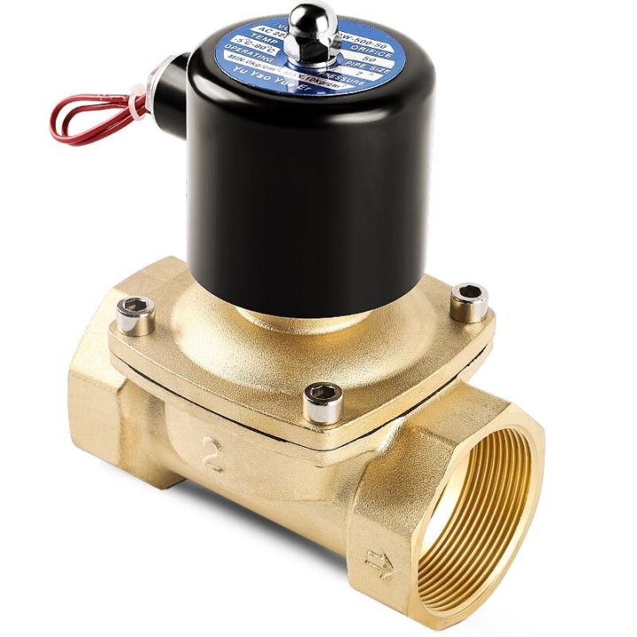 【Philippines Stock】Electric Solenoid Valve Two Way Brass Normally Closed DC 12V AC 220V 1/4" 1/2 ...
