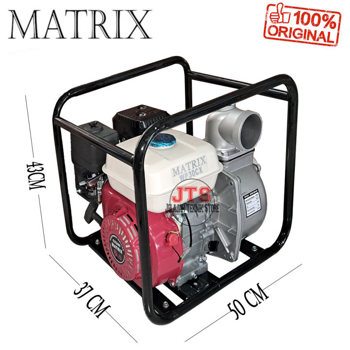 Gasoline Water Pump 3'' MATRIX Mesin Pompa Air WP30CX 3Inch Sedot Air ...