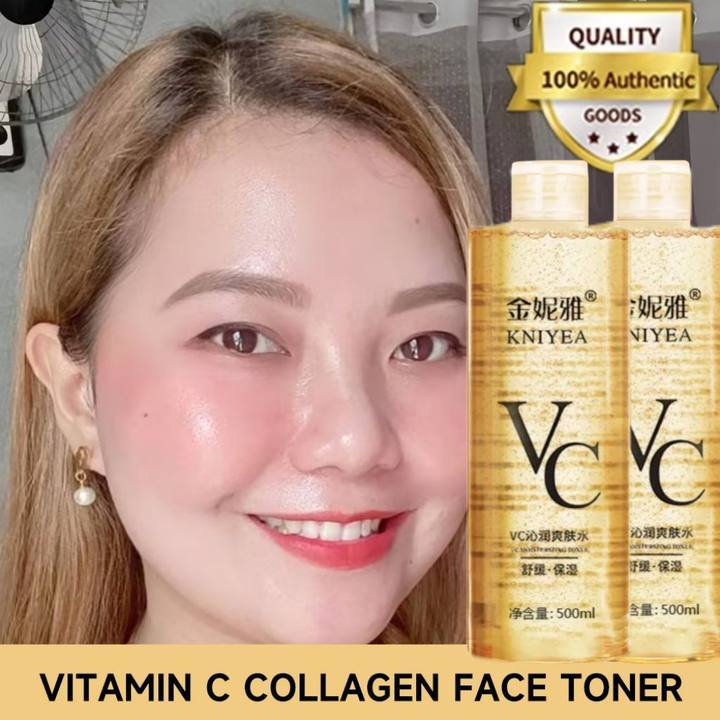 500ML Vitamin C Rejuvenation Toner Whitening and Moisturizing Anti-Aging Anti-Wrinkles Reducing ...