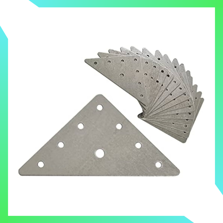 Stainless steel Corner Brace FLAT TRIANGLE/ L shaped 90 degrees angle ...