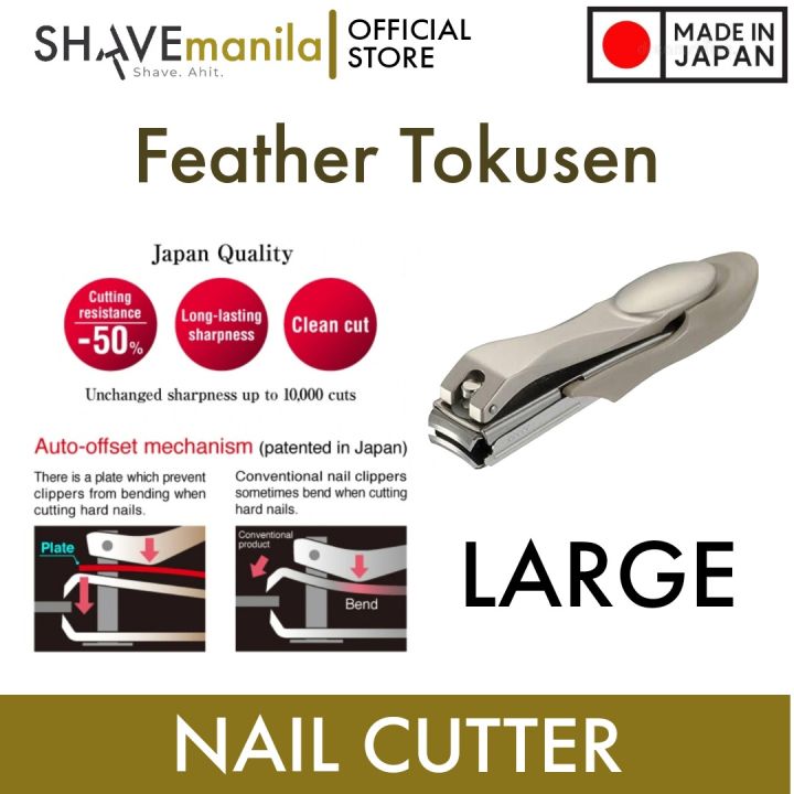 Feather Japan Tokusen Nail Cutter (Large 93mm) | Lazada PH