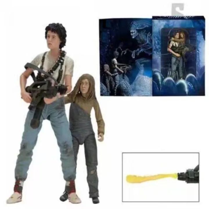 Kids Toy Store NECA ALIEN 2 LT Ellen Ripley Newt Giger Xenomorph ...