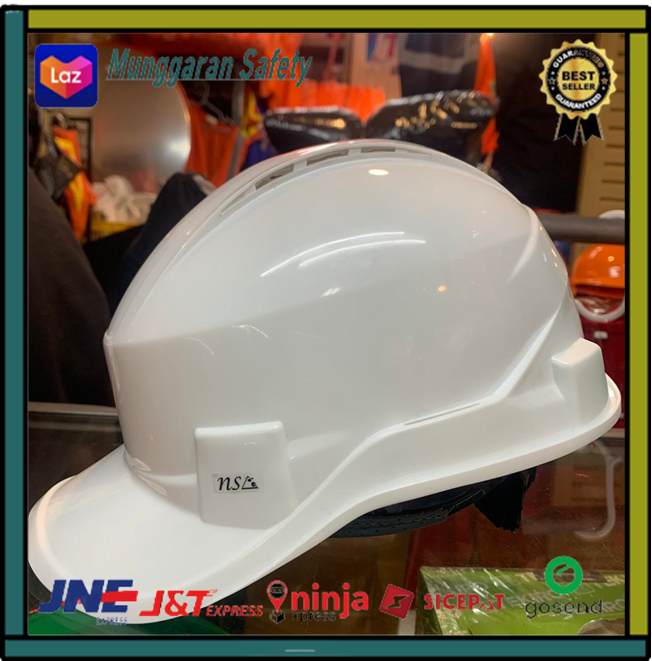 Helm NSA Vented Putih fastrack - Helm Safety Proyek NSA Vented | Lazada ...