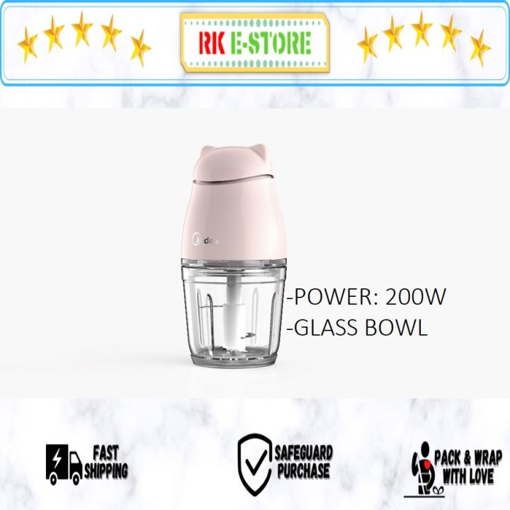 Midea Food Processor MBC-06PK / Chopper / Mini Chopper MBC06PK (Glass ...