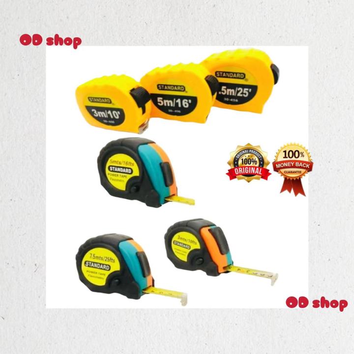 Standard metro 3M, 5M, 7.5M, Measurement Meter/ Measuring tape. | Lazada PH