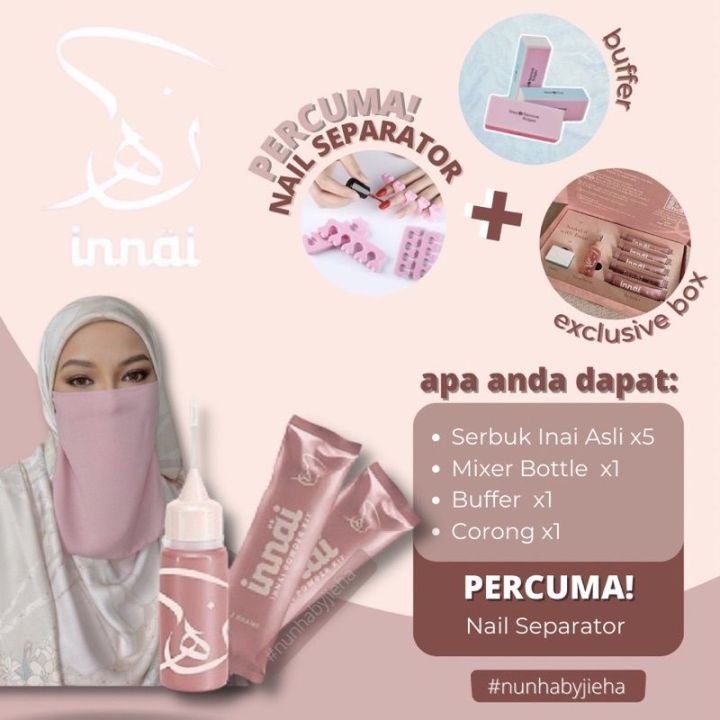& innai nunha by neelofa | | innai powder | inai debu | inai serbuk ...