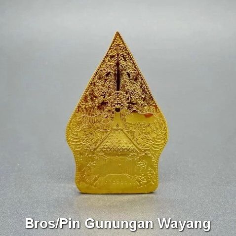 Pin Bros Gunungan Wayang Kuningan Sepuh Emas | Lazada Indonesia