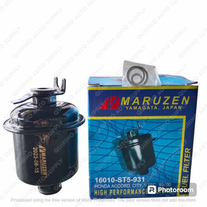 MARUZEN YAMAGATA JAPAN FUEL FILTER HONDA ACCORD, CITY, VTEC 93'-00 ...