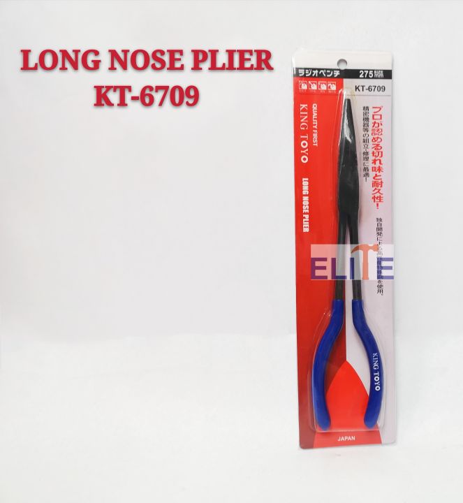 KING TOYO EXTRA LONG NOSE PLIER 275MM [KT-6709] | Lazada
