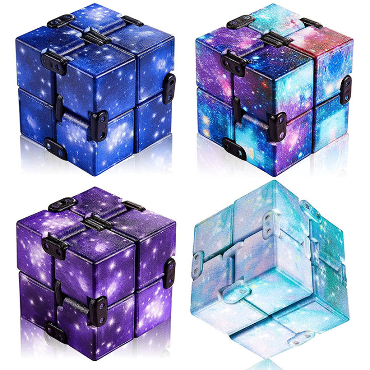 Infinity Fidget Cube Toy Kids Puzzle Block Stress and Anxiety Relief ...