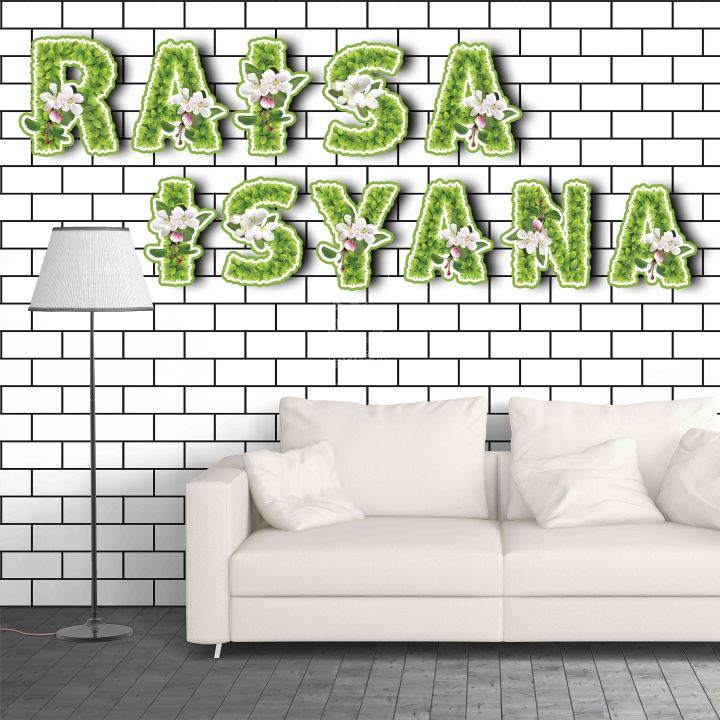 huruf satuan minimalis | Lazada Indonesia