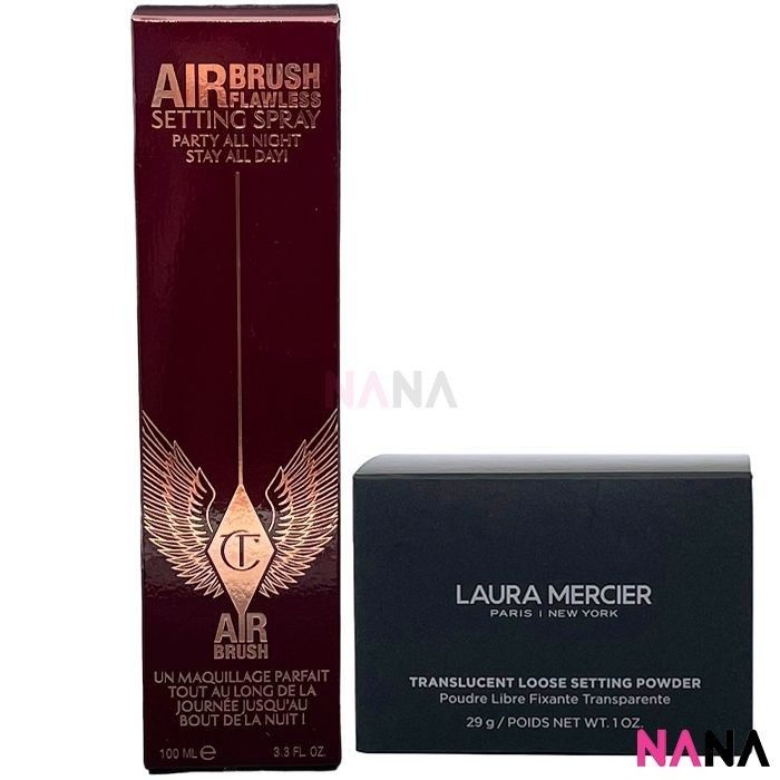 Laura mercier Loose Setting Powder Translucent 29g + Charlotte Tilbury ...