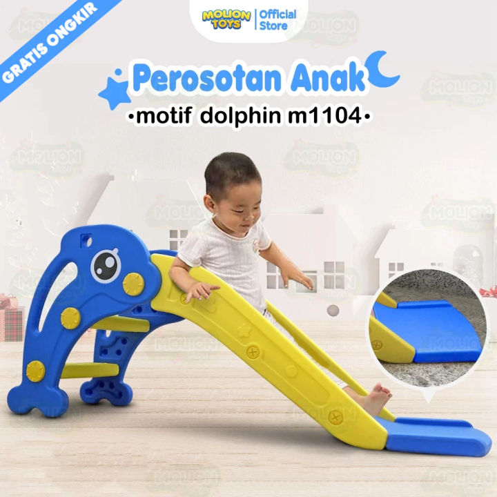 𝗠𝗢𝗟𝗜𝗢𝗡 𝗧𝗢𝗬𝗦 Perosotan Anak karakter Dolphin Mini Prosotan Seluncuran ...