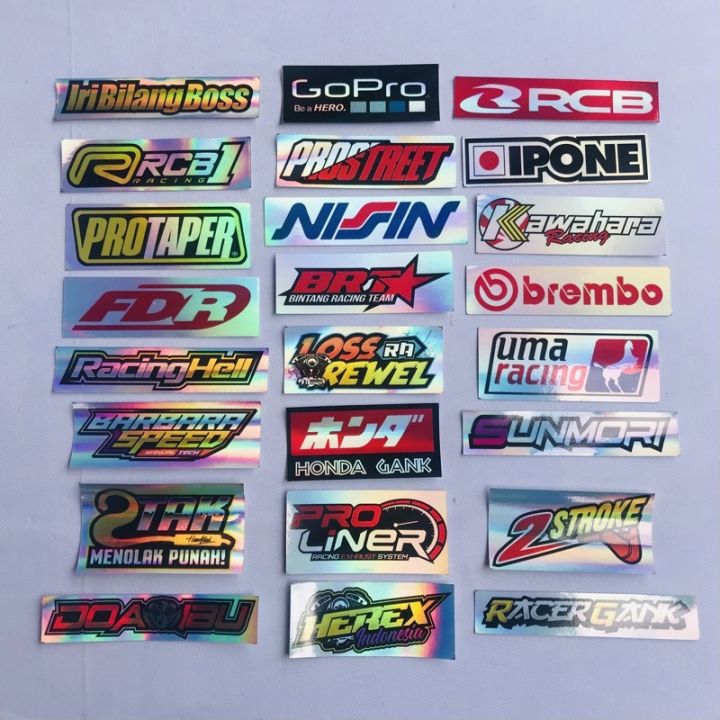 Stiker Motor Racing Hologram satuan | Lazada Indonesia