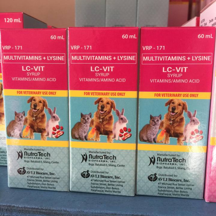 LC-VIT Syrup Multivitamins for animals & pets | Lazada PH