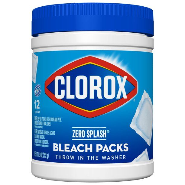 น้ำยาฟอกขาวอเนกประสงค์ Clorox Zero Splash Bleach Packs - Laundry Pods ...