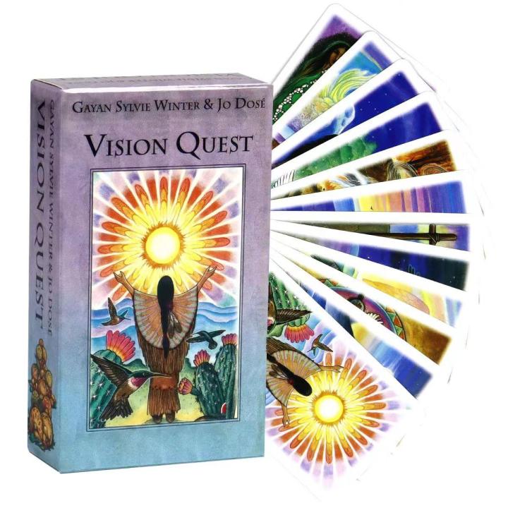 10.3*6cm Vision Quest Tarot 78 Pcs Cards Contain Tribal Shamanism and ...