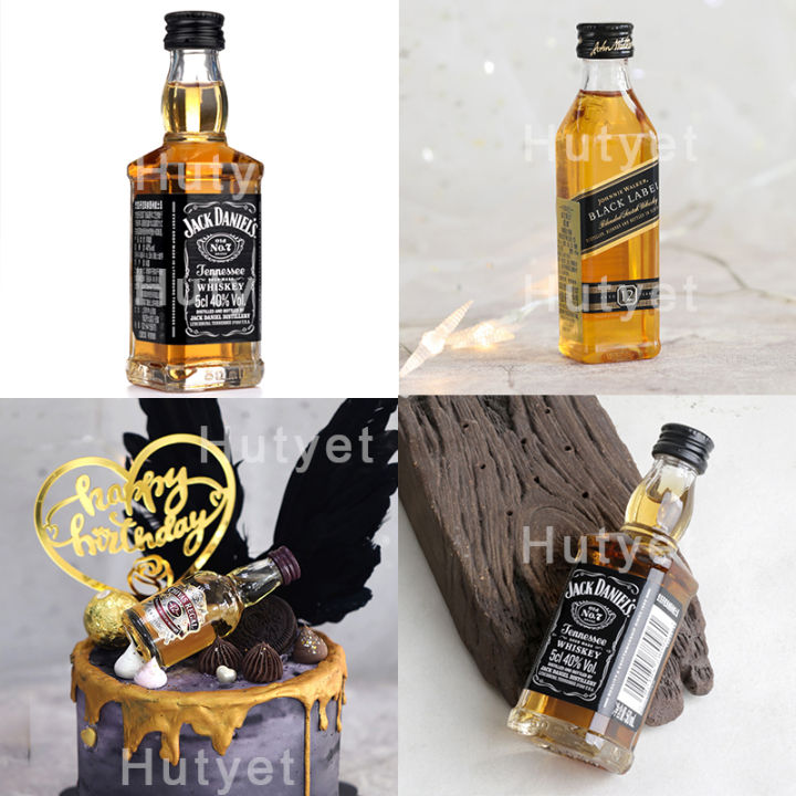🔥Hutyet👍 Mini Liquor Vice Cake Topper Decoration Cake wine bottle ...