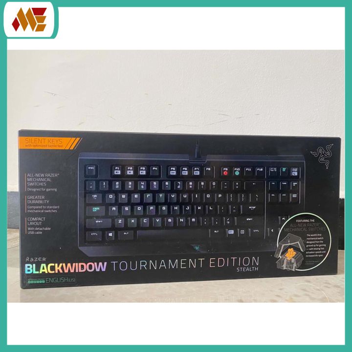 【RAZER】BlackWidow Tournament Edition Stealth- Mechanical Gaming ...