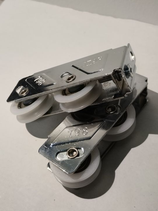 AC GLASS: PANEL ROLLER - Double Steel with Bearing 1 pc 798 Series for ...