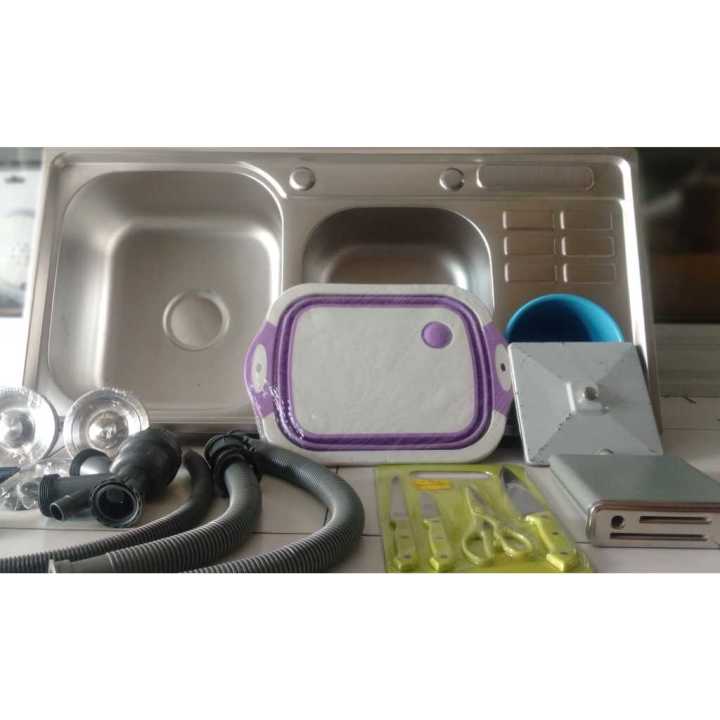 BAK CUCI PIRING VENEPRO/HEMMEL 2,5 LUBANG (SATU SET LENGKAP) / KITCHEN ...