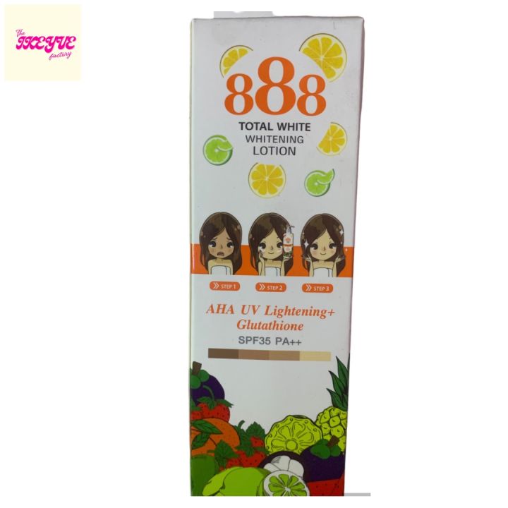 888 Total White Whitening Lotion | Lazada PH